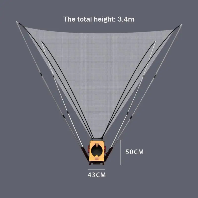 Basketball Shooting Machine Automatic Rebounder Machine Basketball ...