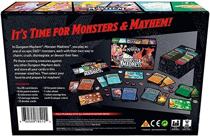 Dungeons & Dragons Dungeon Mayhem Monster Madness Deluxe Expansion ...